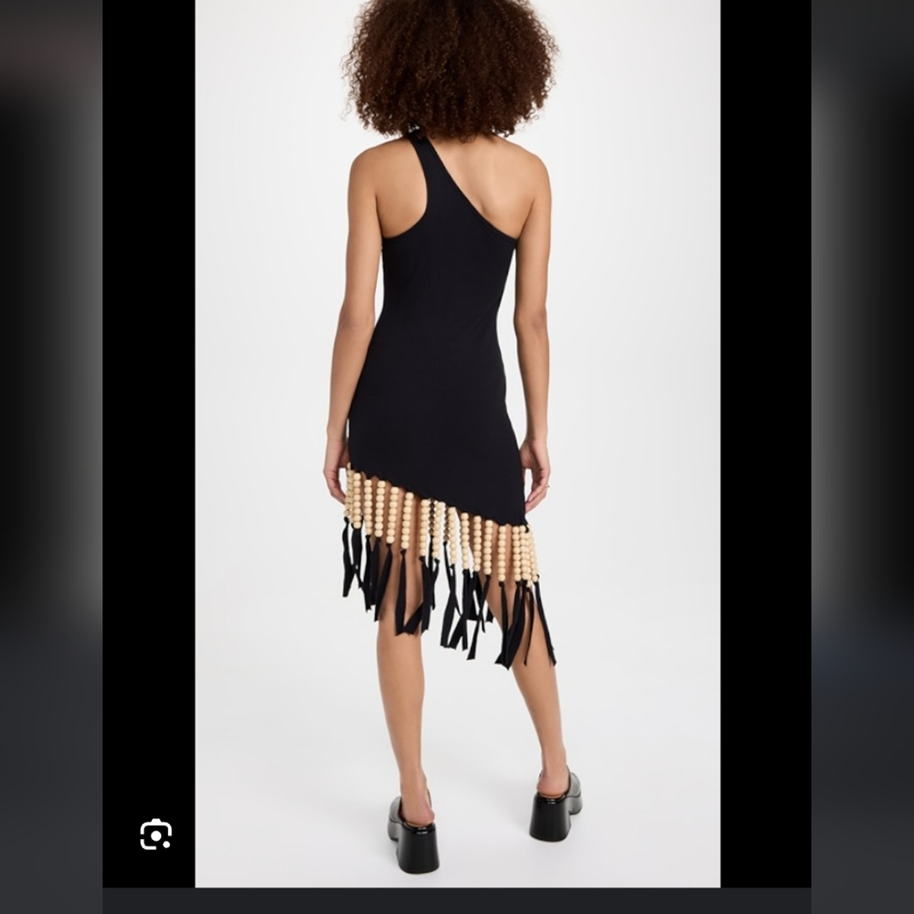 Women's Simon Miller Jamo Wooden Bead Trim Dress Bead… - Gem